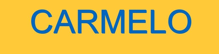 Nombre Carmelo: Origen y significado del nombre ️