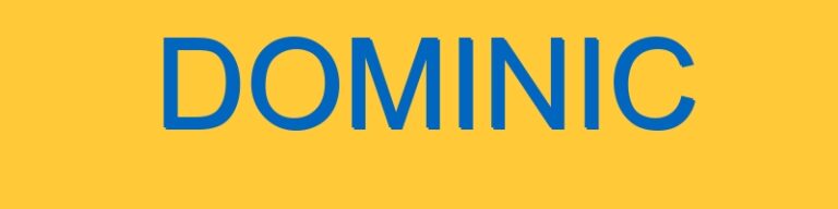Descubre el nombre dominic y su significado en nuestra web ️