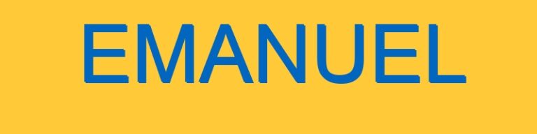 Significado y origen del nombre Emanuel - Todo sobre el nombre Emanuel ️