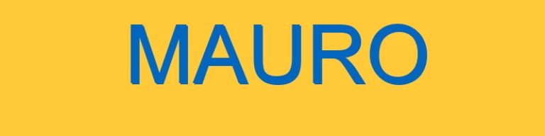 Mauro: Cuál es el Significado y Origen del nombre ️