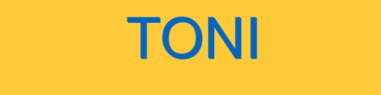 Toni: Cuál es el Significado y Origen del nombre ️